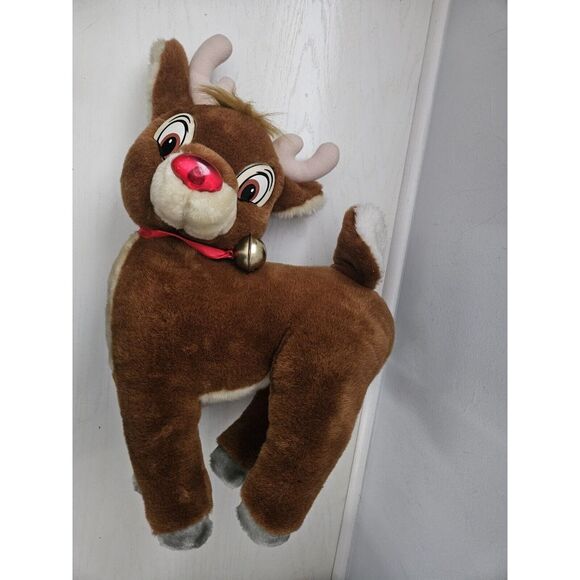 Toys | Vintage Applause Rudolph The Red Nosed Reindeer 22 Plush Stuffed ...